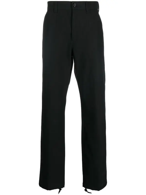 Alexander McQueen Drawstring-hem Cotton Trousers