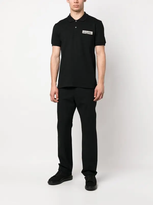 Alexander McQueen Drawstring-hem Cotton Trousers