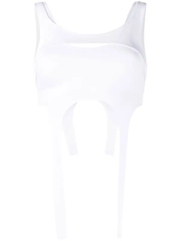 HELIOT EMIL Harness Tank Top - White