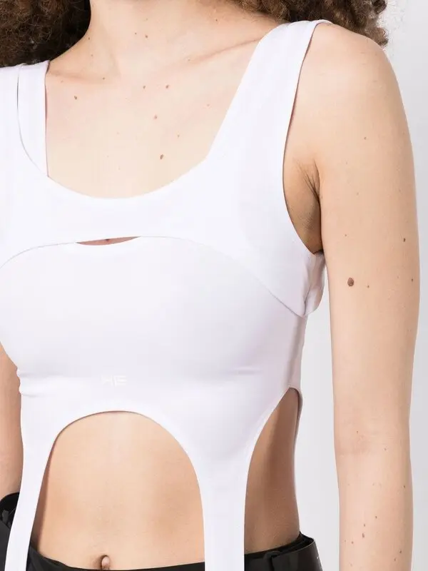 HELIOT EMIL Harness Tank Top - White