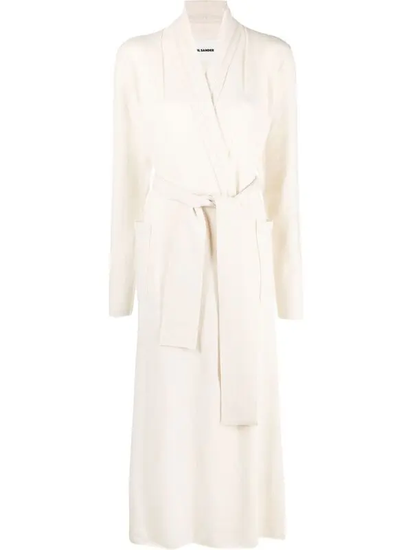 JIL SANDER Long Cashmere Cardigan