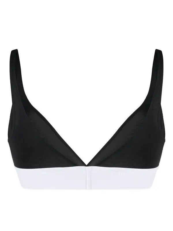 Palm Angels Logo-print Triangle-cup Bra