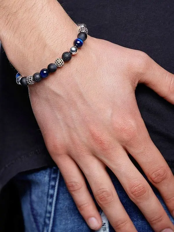 NIALAYA JEWELRY Beaded Multi-stone Bracelet