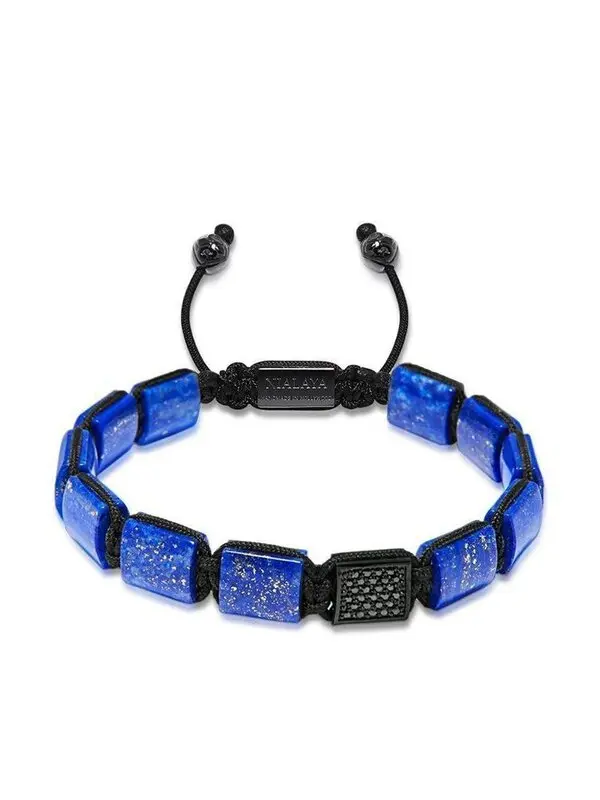 NIALAYA JEWELRY Lapis Lazuli Bracelet - Black