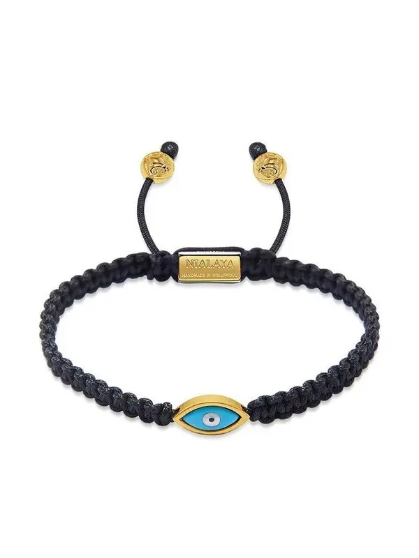 NIALAYA JEWELRY Evil Eye Bracelet - Black