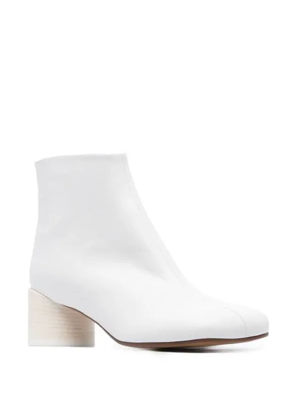 MAISON MARGIELA Anatomic 45mm Ankle Boots - White