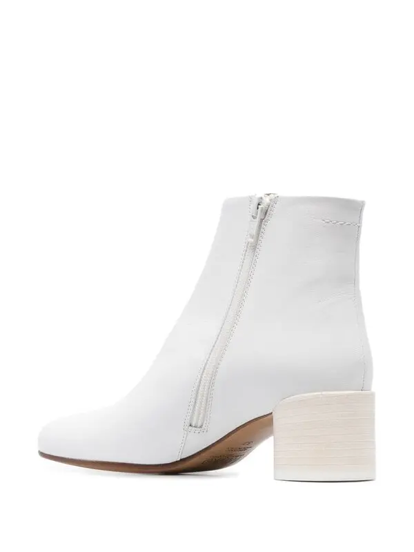 MAISON MARGIELA Anatomic 45mm Ankle Boots - White