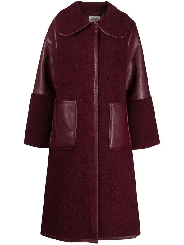 Baum Und Pferdgarten Dory Faux-shearling Panelled Coat