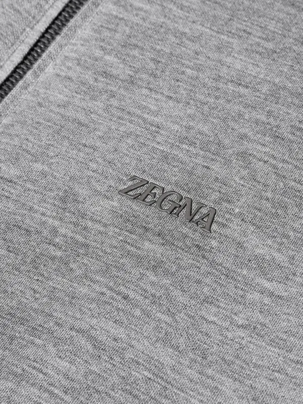 Zegna Reversible Zip-up Vest - Blue