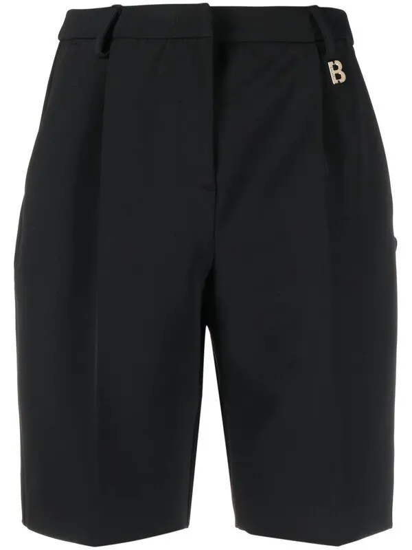 BLUGIRL Logo-charm Tailored Shorts
