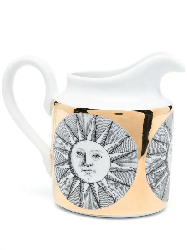 FORNASETTI Soli-print Milk Jug