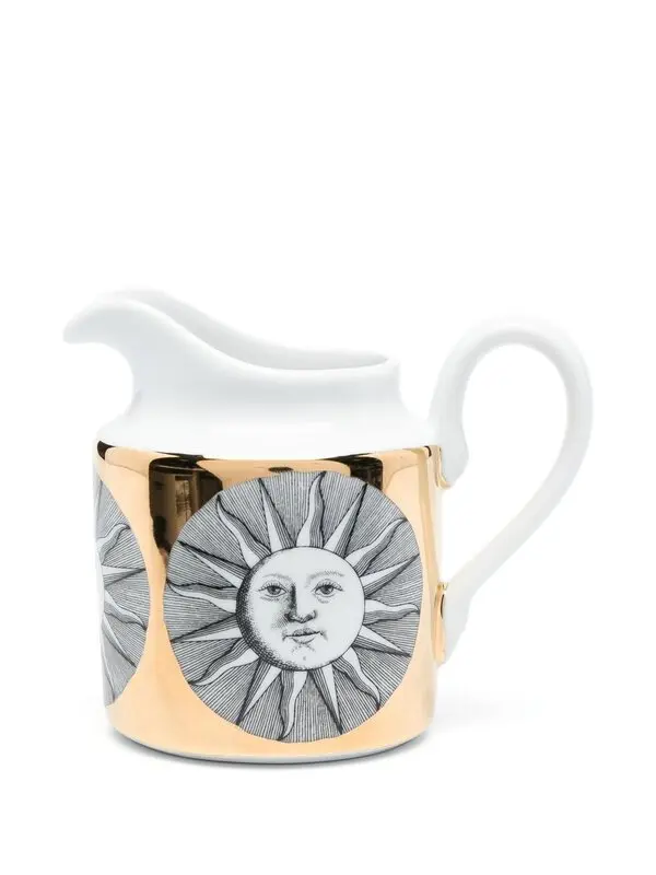 FORNASETTI Soli-print Milk Jug