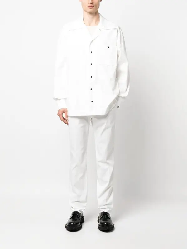 Dolce & Gabbana Logo-tag Tailored Trousers - White