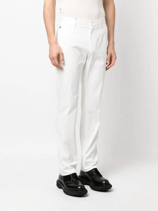 Dolce & Gabbana Logo-tag Tailored Trousers - White