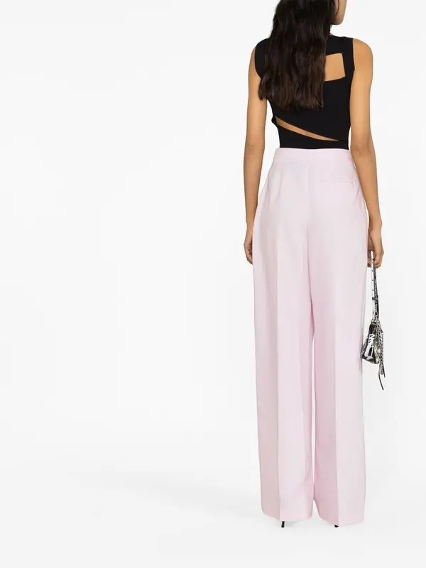 Alexander McQueen High-waisted Pleated Trousers