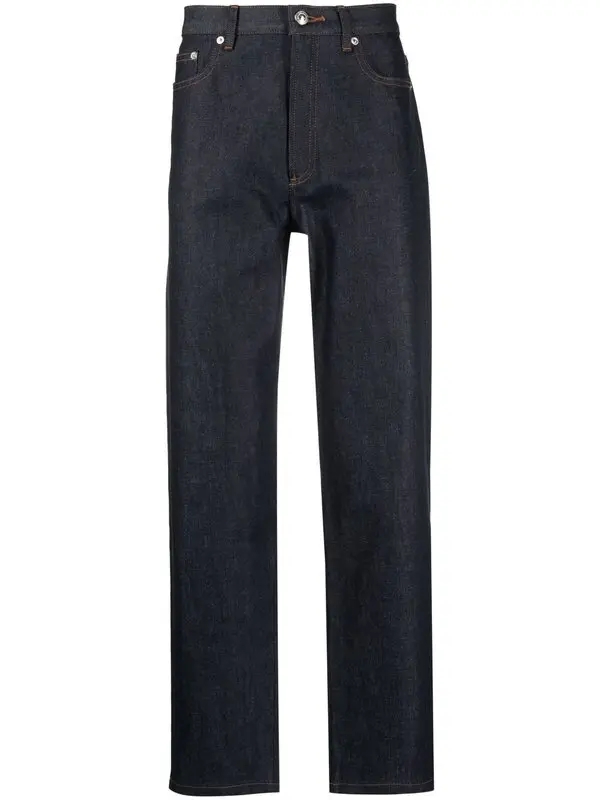 A.p.c. Martin Mid-rise Straight-leg Jeans - Blue