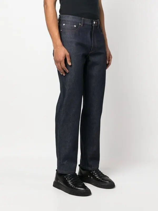 A.p.c. Martin Mid-rise Straight-leg Jeans - Blue