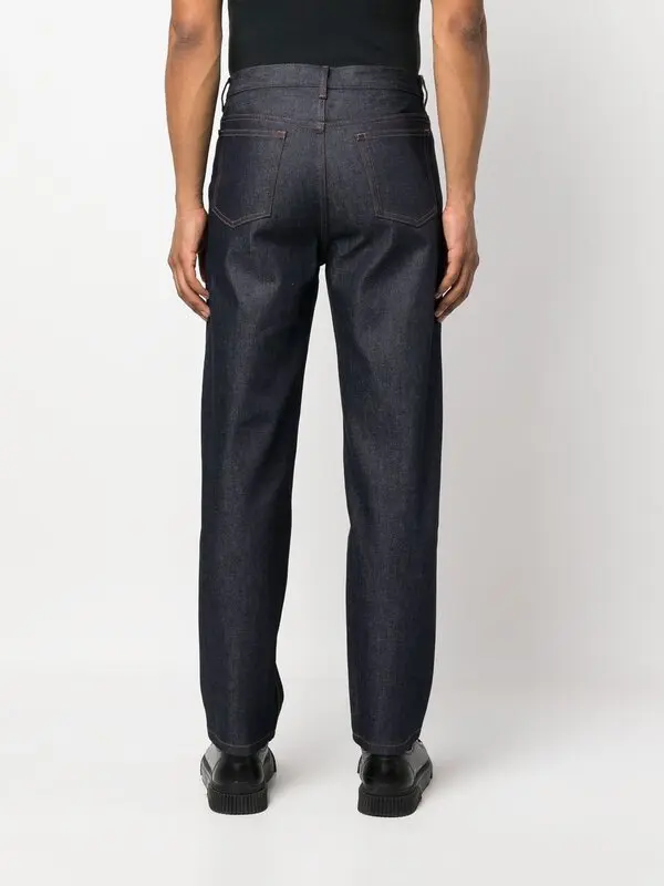 A.p.c. Martin Mid-rise Straight-leg Jeans - Blue