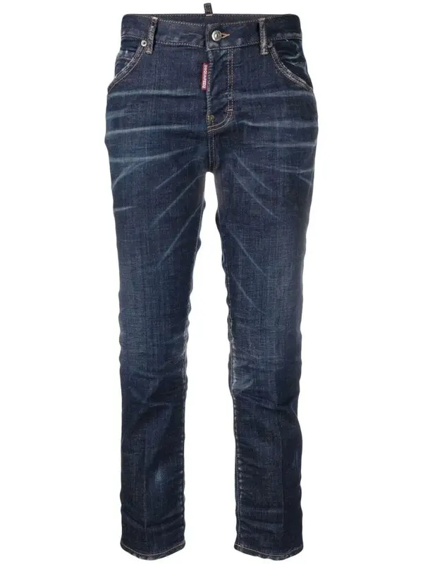 Dsquared2 Low-rise Cropped Jeans