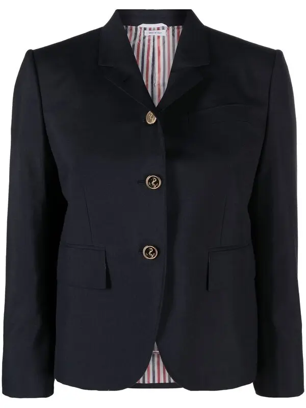 Thom Browne Shrunken-fit Cropped Blazer