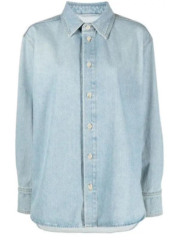LOULOU STUDIO Light Wash Deni Shirt
