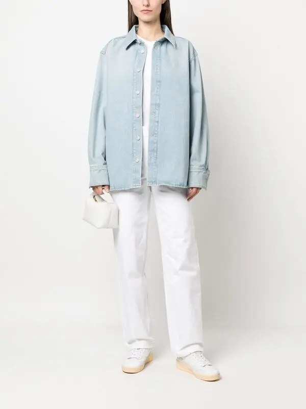LOULOU STUDIO Light Wash Deni Shirt