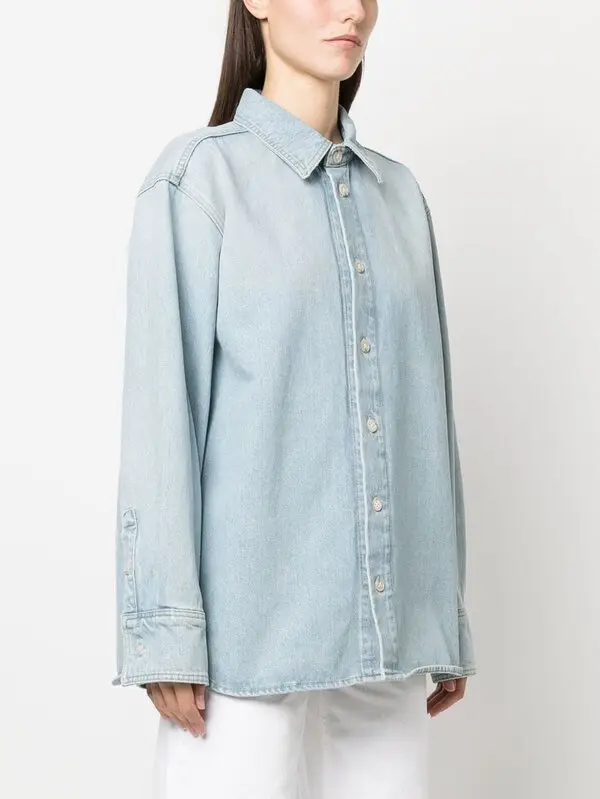 LOULOU STUDIO Light Wash Deni Shirt