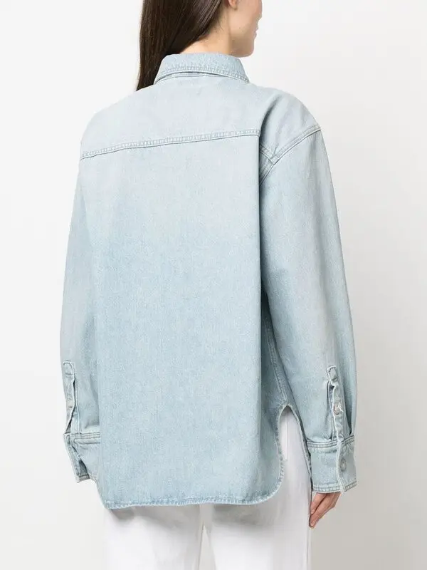 LOULOU STUDIO Light Wash Deni Shirt