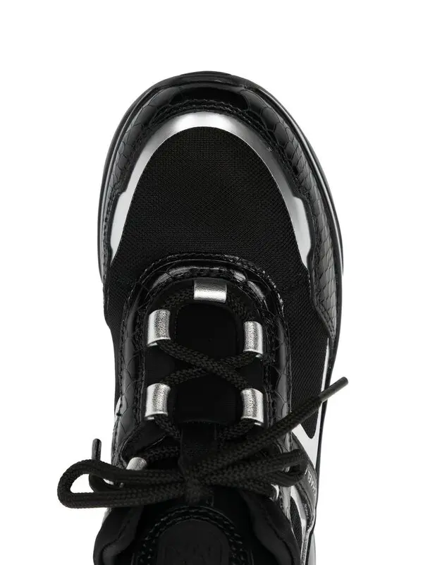 Michael Kors Olympia Extreme Sneakers In Black - 54% Off