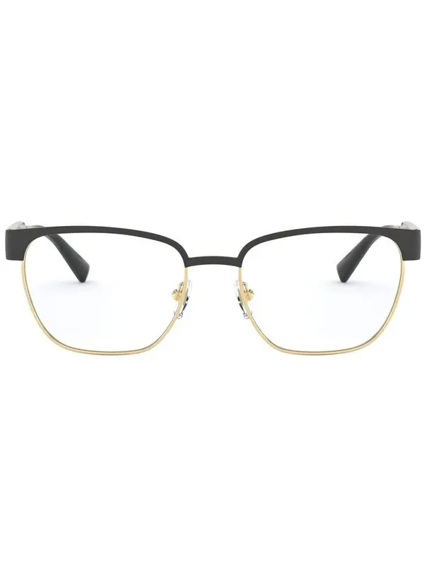 Versace Square Frame Eyeglasses - Black