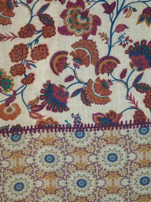 LEATHERSMITH OF LONDON Graphic-print Wool Scarf