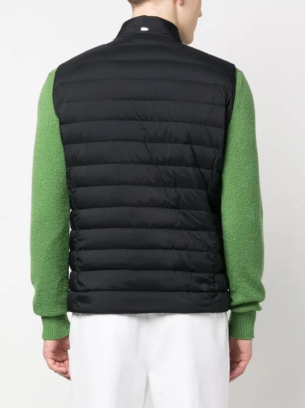 Herno Padded Zip-up Gilet - Blue