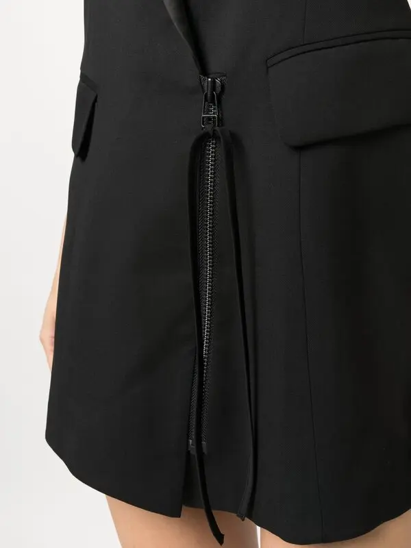 Gauge81 Wool Blend Halterneck Mini Dress