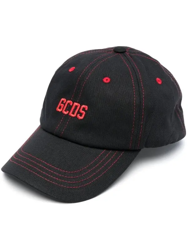 Gcds Embroidered Baseball Cap - Black