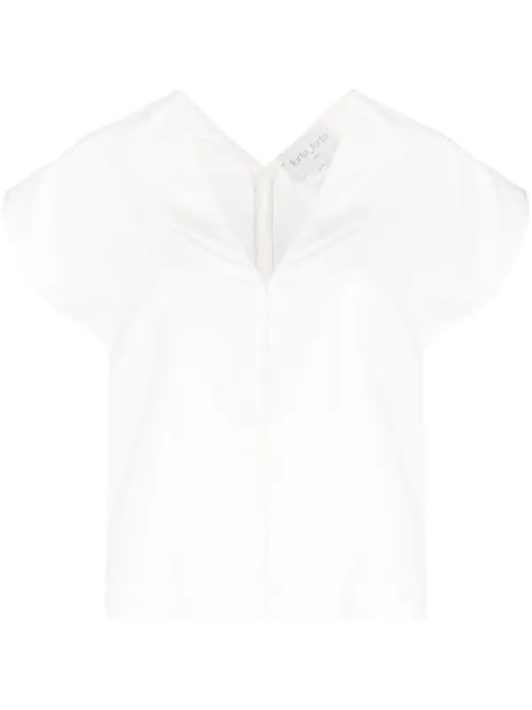 FORTE_FORTE Side Slit Detail Blouse