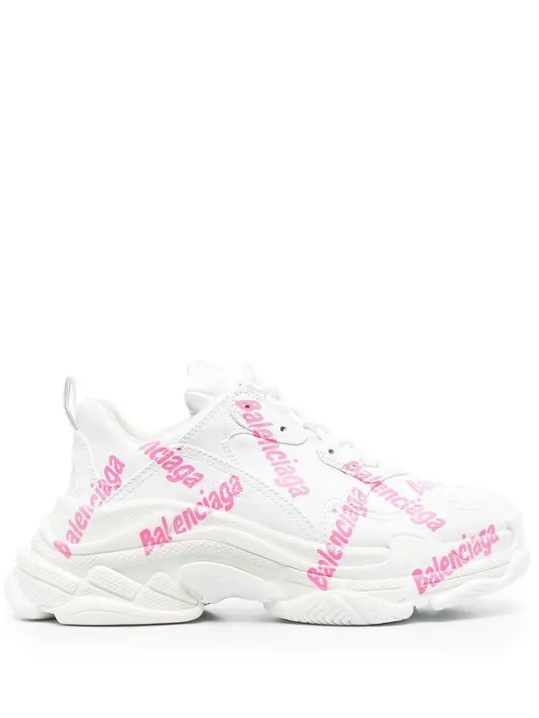 Balenciaga Triple S Logo-print Sneakers