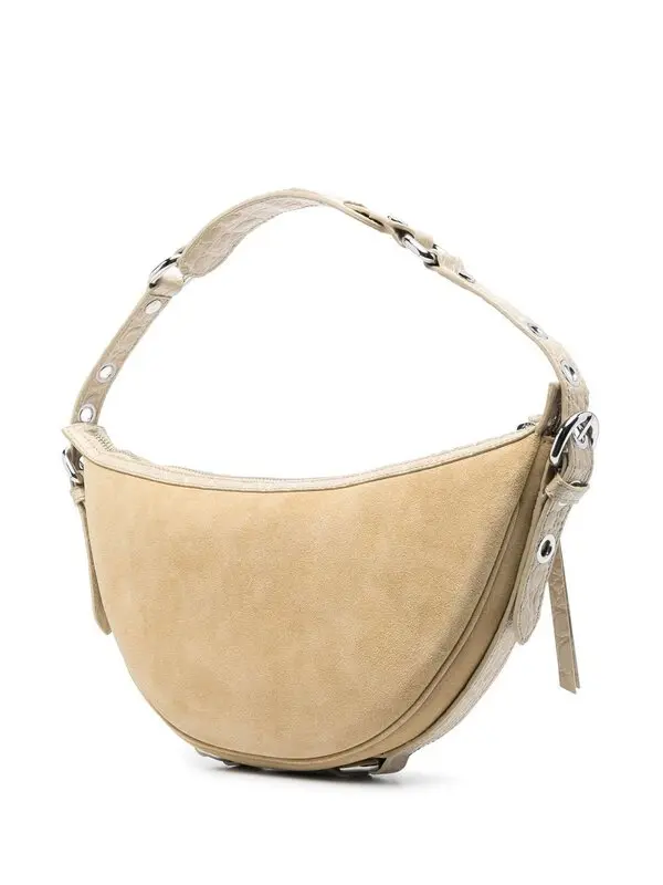 By Far Gib Suede Shoulder Bag