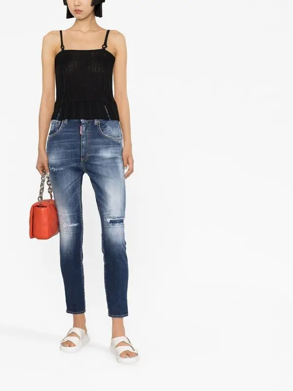 Dsquared2 Twiggy Cropped Jeans