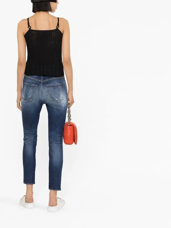 Dsquared2 Twiggy Cropped Jeans