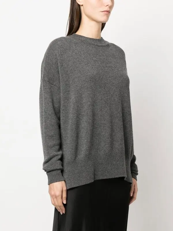 JIL SANDER Crew Neck Cashmere Jumper - Grey