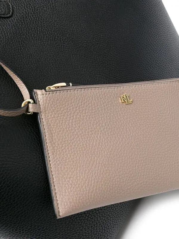 Ralph Lauren Faux-leather Tote - Black