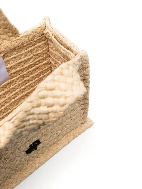 PATOU Small Jp Raffia Tote Bag