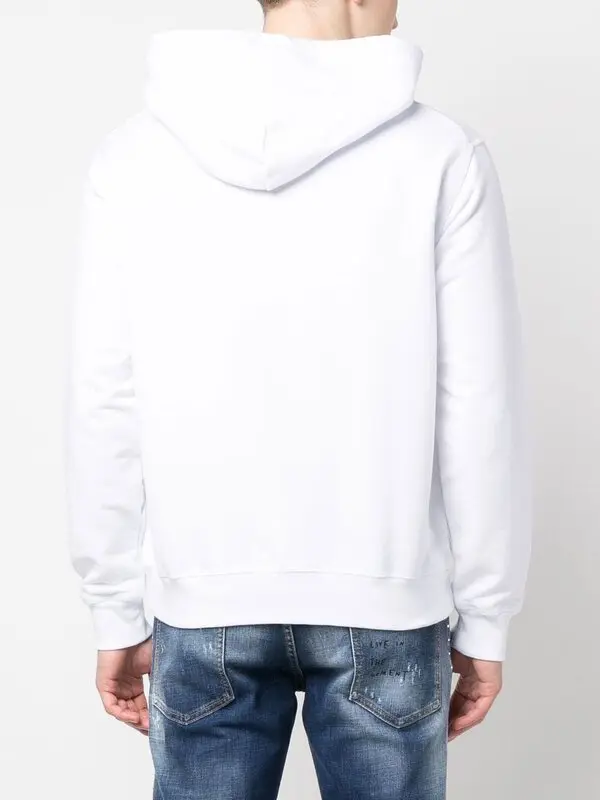 Dsquared2 Graphic-print Hoodie - White