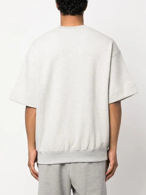 JIL SANDER Short-sleeve Cotton Sweatshirt