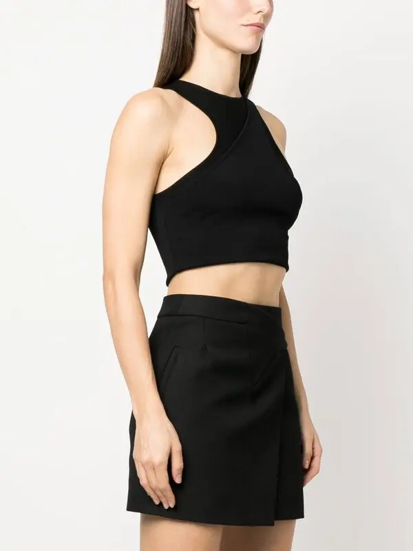 Gauge81 Fine-knit Cropped Top