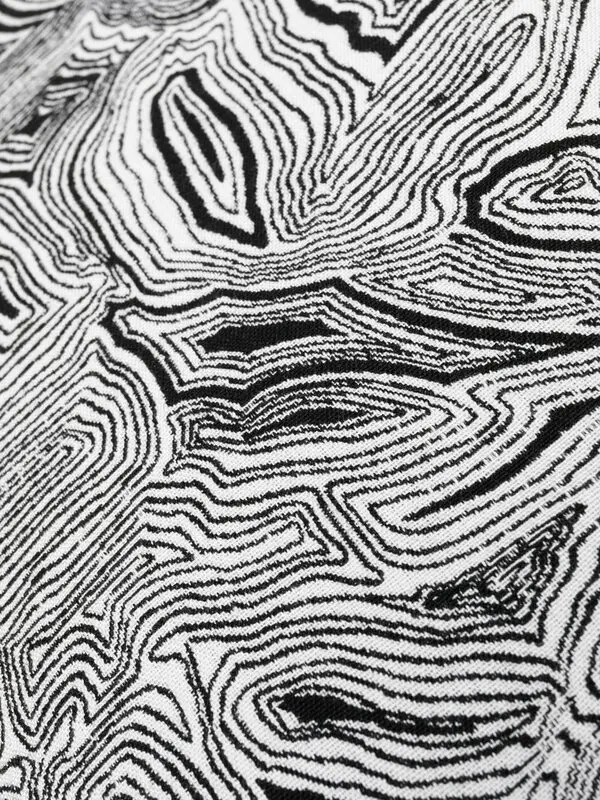 FORNASETTI Linear-print Cushion