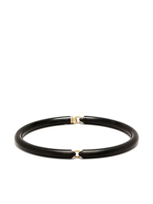 Le Gramme Ring-detail Bracelet - Black