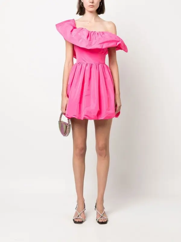 MSGM Ruffled Off-shoulder Dress