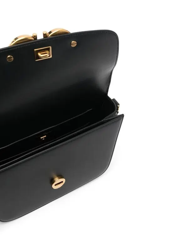 FERRAGAMO Gancini Leather Shoulder Bag
