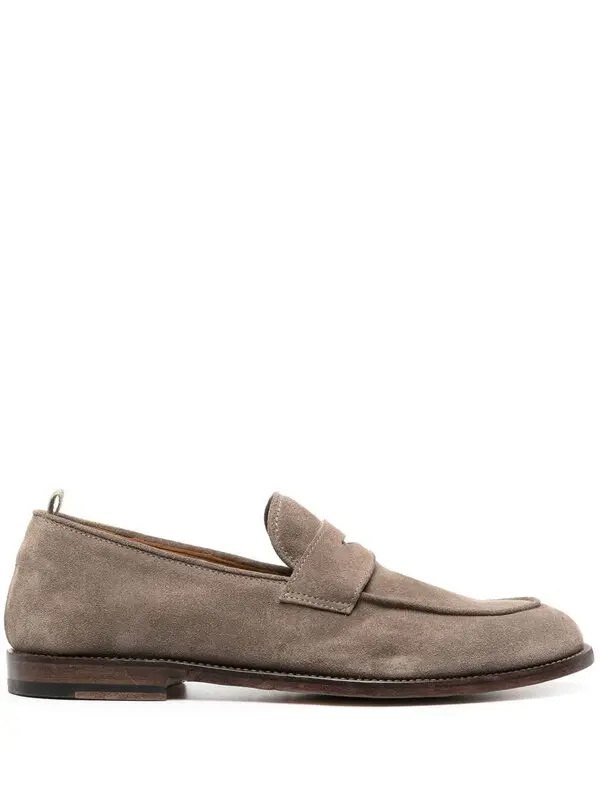 Officine Creative Suede Slip-on Loafers
